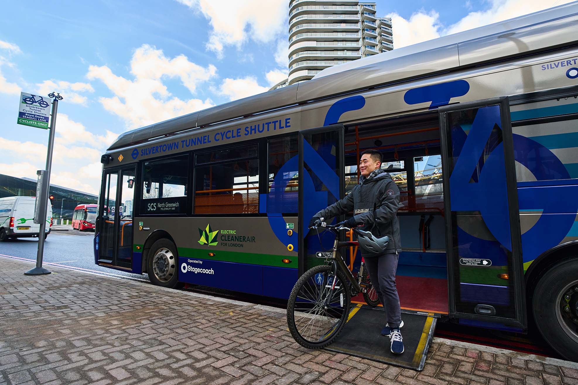 Silvertown Shuttle integriert - MENTZ